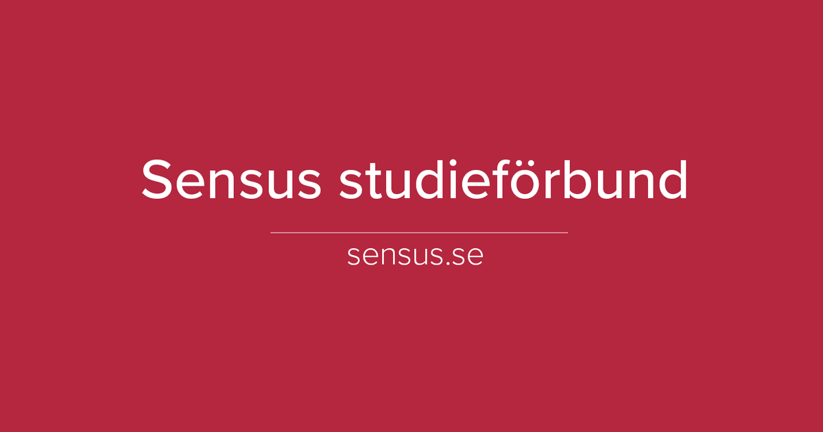 Sensus studieförbund | Sensus