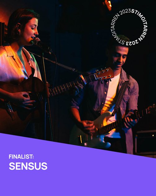 Sensus bland finalisterna i Stimgitarren 2023 | Sensus